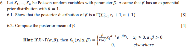 Solved Let X1,…,Xn be Poisson random variables with | Chegg.com