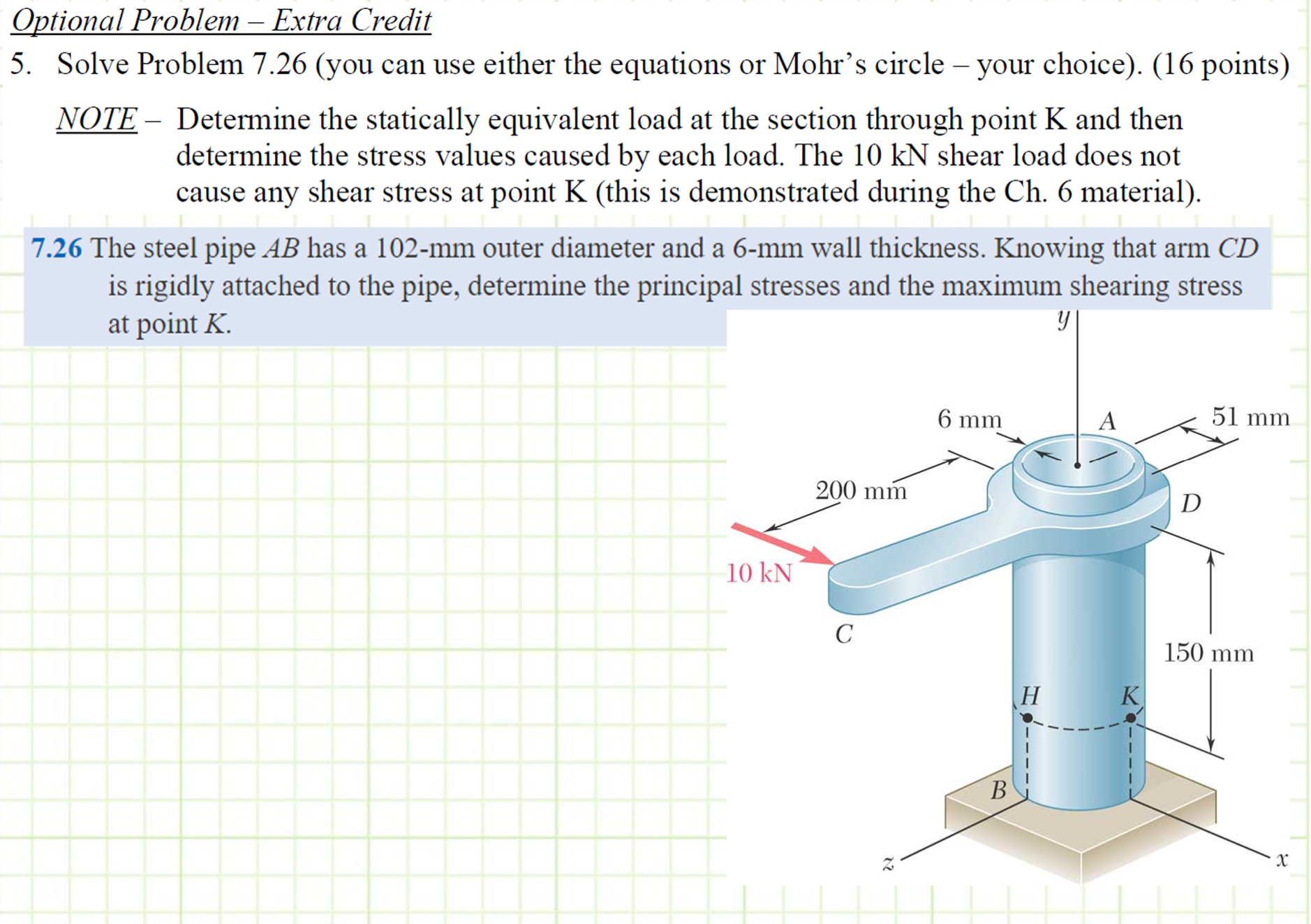Solved Optional Problem - Extra Credit 5. Solve Problem 7.26 | Chegg.com