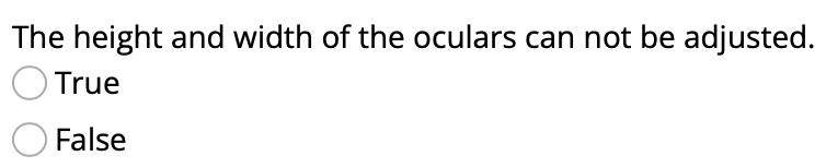 Solved 4 6 10 Enter in the number of the microscope part | Chegg.com