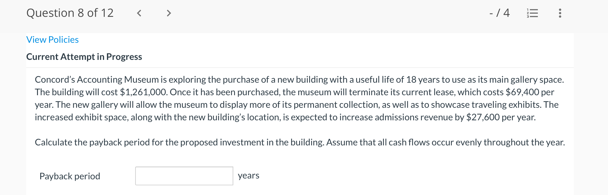 Solved Current Attempt in Progress Concord's Accounting | Chegg.com