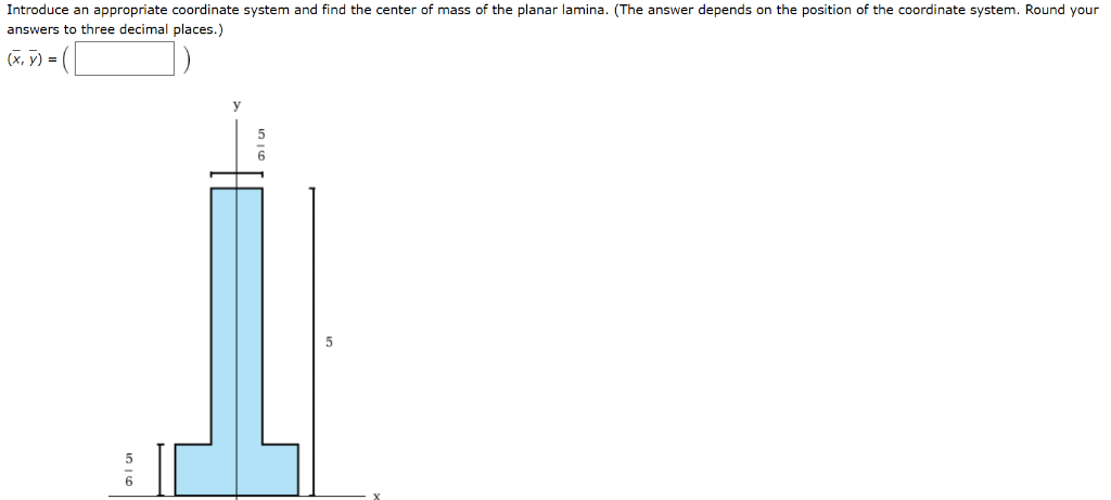 Solved Introduce an appropriate coordinate system and find | Chegg.com