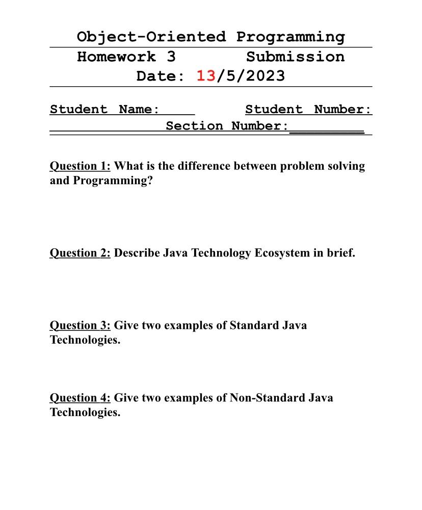 Solved Student Name: Student Number: Section Number: | Chegg.com Solved Student Name: Student Number: Section Number: | Chegg.com