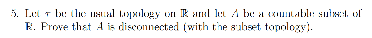 Solved I need help with this topology proof question | Chegg.com