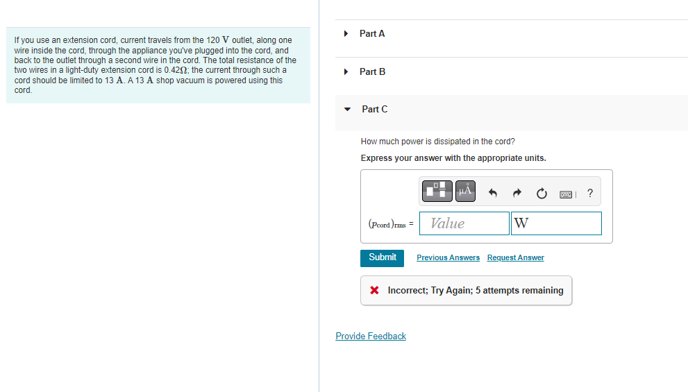 Solved If you use an extension cord, current travels from | Chegg.com