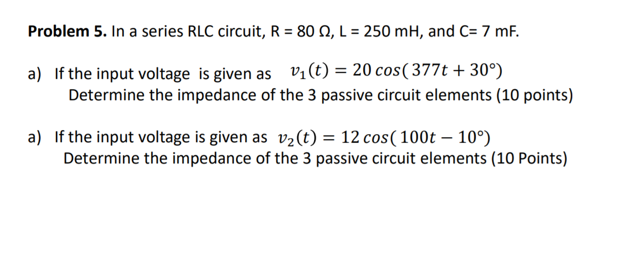 Solved Problem 1 A Current Source For A Linear Circuit Is 0853