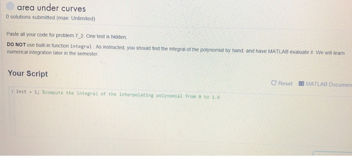 Solved HW7 2 This problem uses an interpolating polynomial | Chegg.com