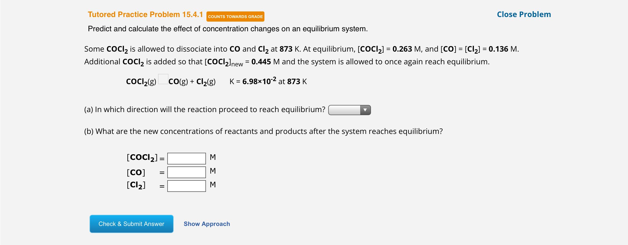 Solved Tutored Practice Problem 15 4 1 Close Problem Predict