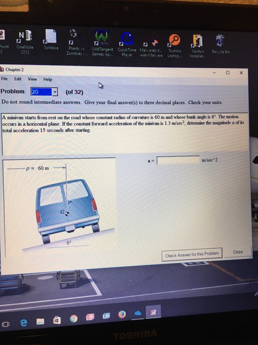 Solved A minivan starts from rest on the road whose constant | Chegg.com