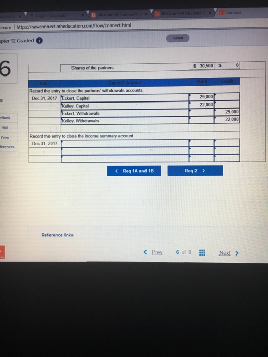 Solved Che Exercise 12-7 Journalizing partnership | Chegg.com