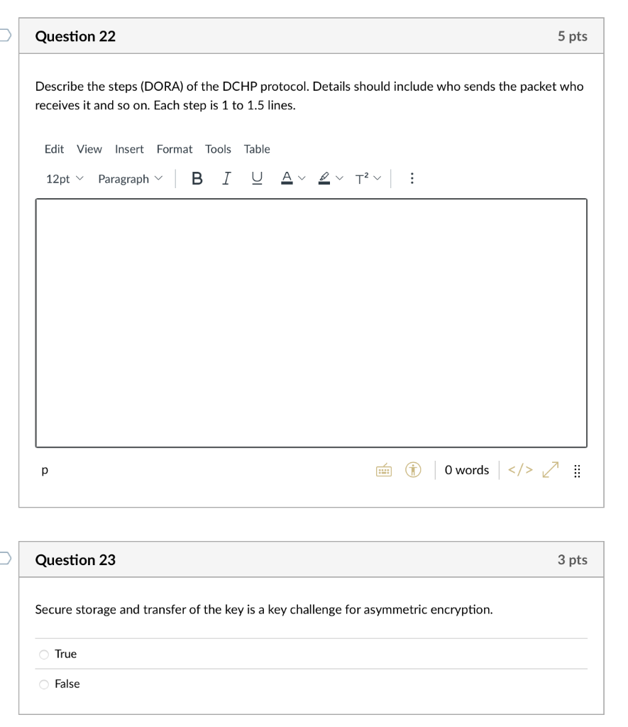 Solved Describe the steps (DORA) of the DCHP protocol. | Chegg.com