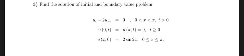 Solved can you please help me to find the solution of | Chegg.com