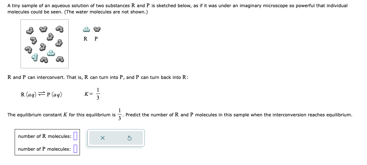 Solved A tiny sample of an aqueous solution of two | Chegg.com