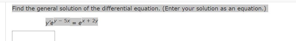 Solved Find the general solution of the differential | Chegg.com