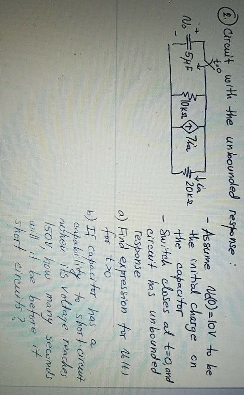 Solved Ila (2.) Circuit with the unbounded response : - | Chegg.com