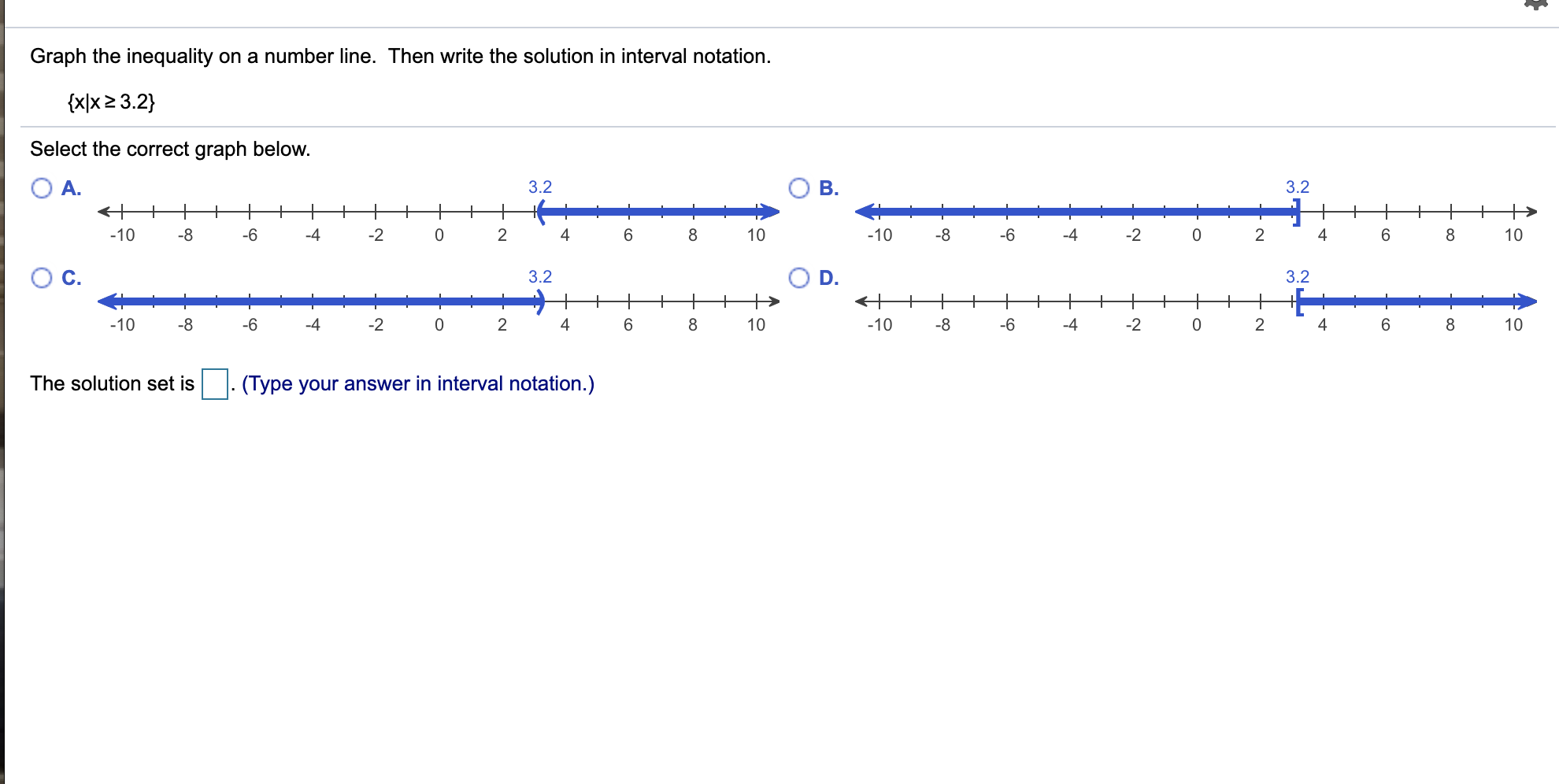 Solved 4 Graph the inequality on a number line. Then write | Chegg.com