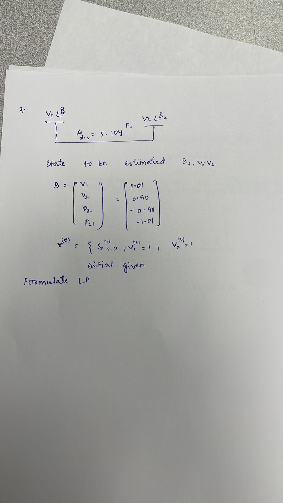 Solved State to be estimated S2,v1v2 | Chegg.com