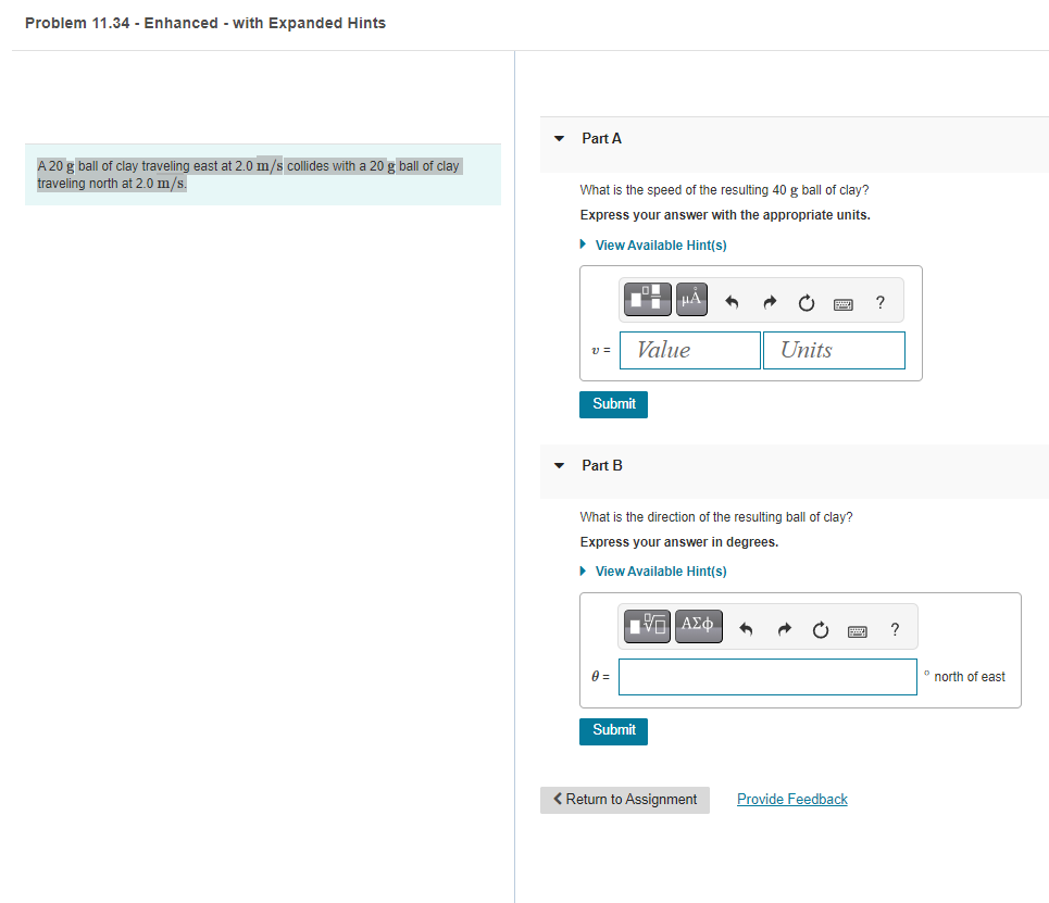 Problem 11.34 - Enhanced - with Expanded Hints Part A | Chegg.com