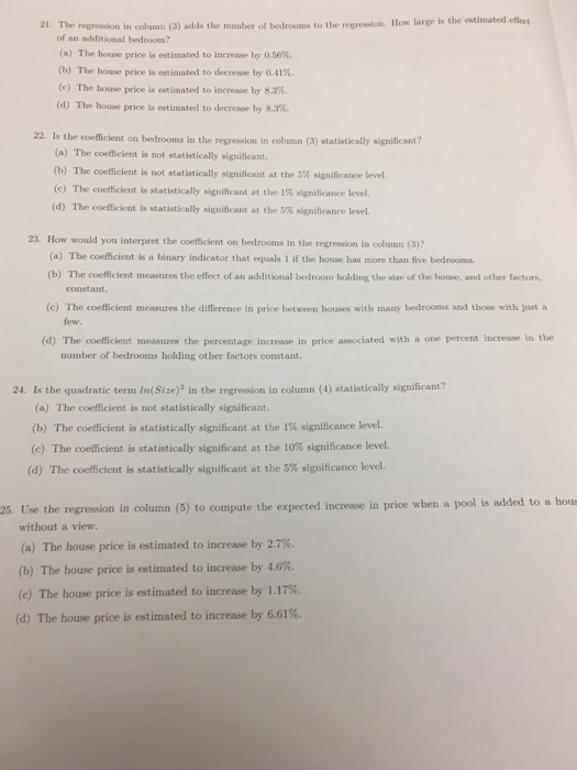 Solved 14. Consider the polynomial regression model of | Chegg.com