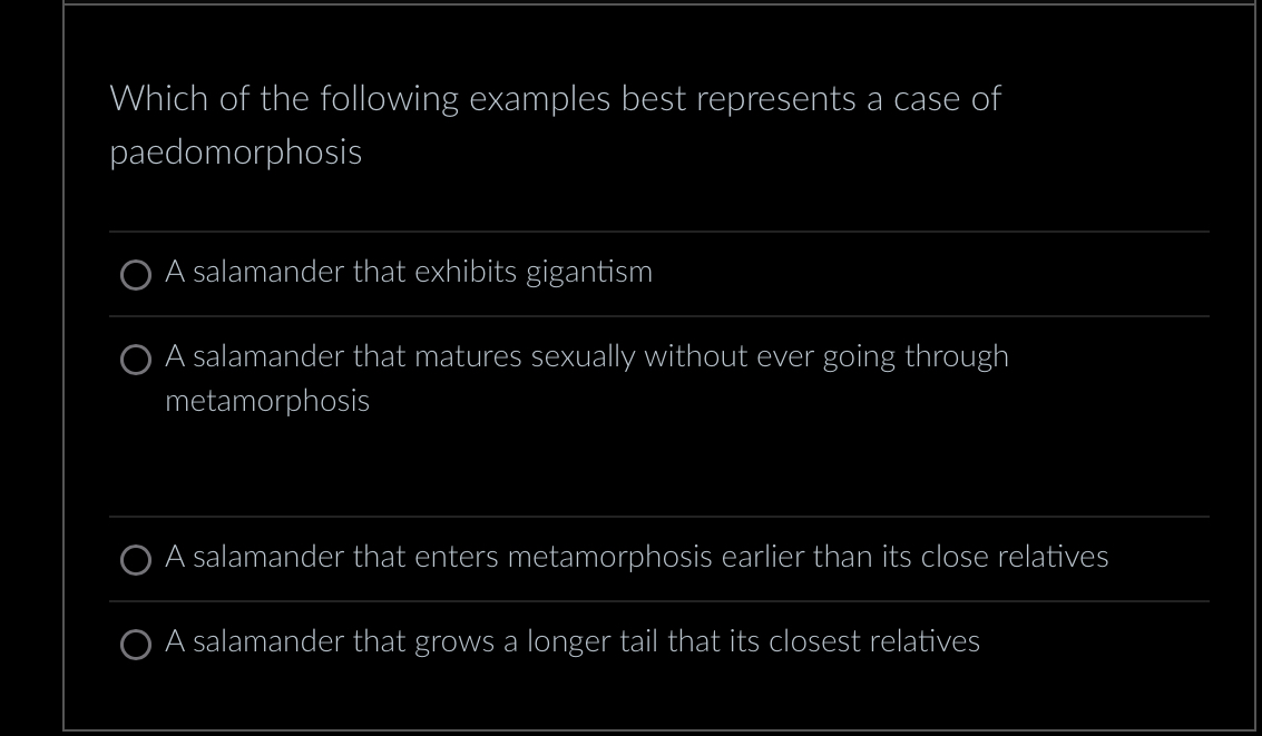 Solved Which of the following examples best represents a | Chegg.com