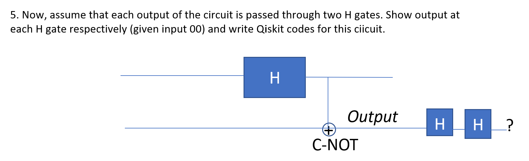 Solved 5. Now, assume that each output of the circuit is | Chegg.com