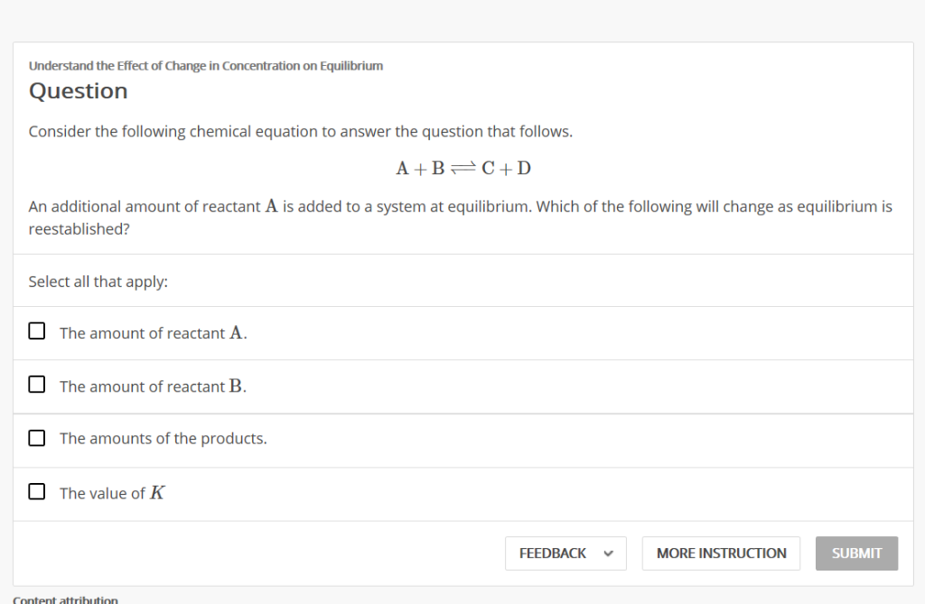 Solved Understand How Catalysts Affect Equilibrium Question | Chegg.com