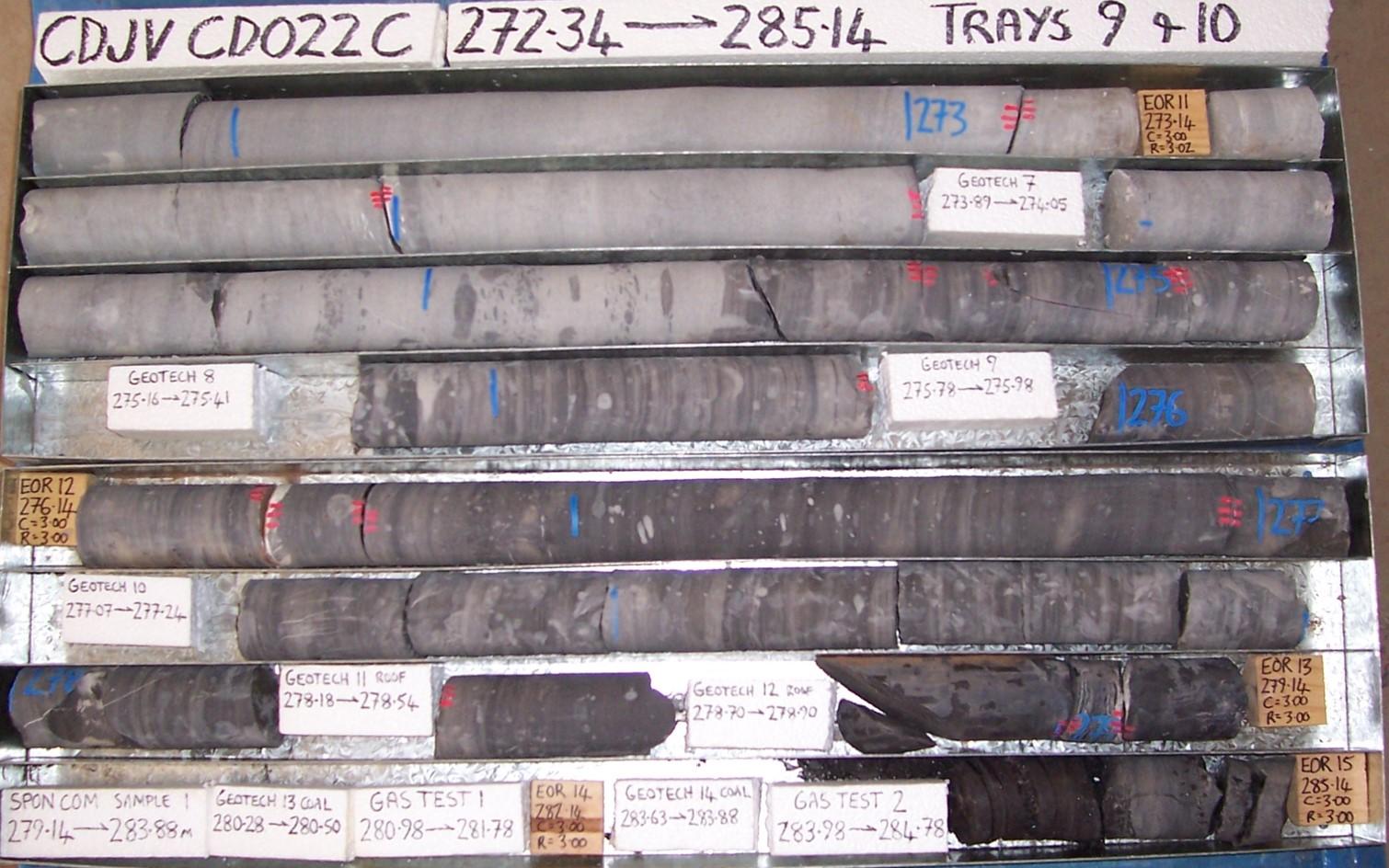 Thankyou so much log the core (Borehole CD022C) from | Chegg.com