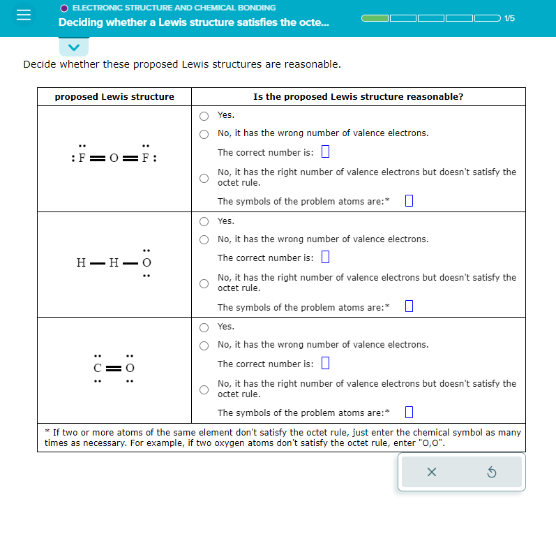 Solved Electronic Structure And Chemical Bonding Deciding