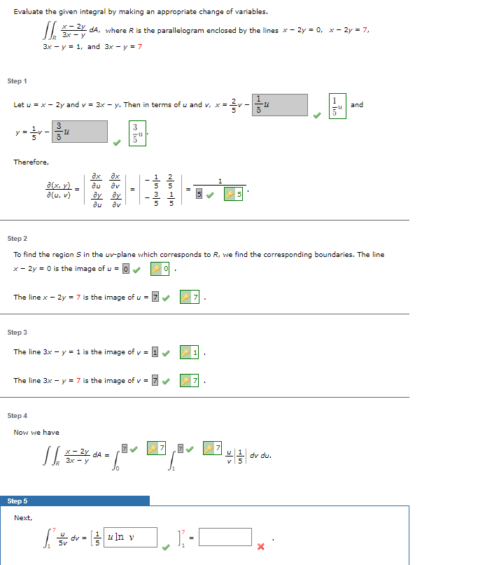 Solved Evaluate the given integral by making an appropriate | Chegg.com