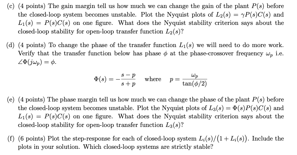 Consider the standard unity-feedback system below | Chegg.com