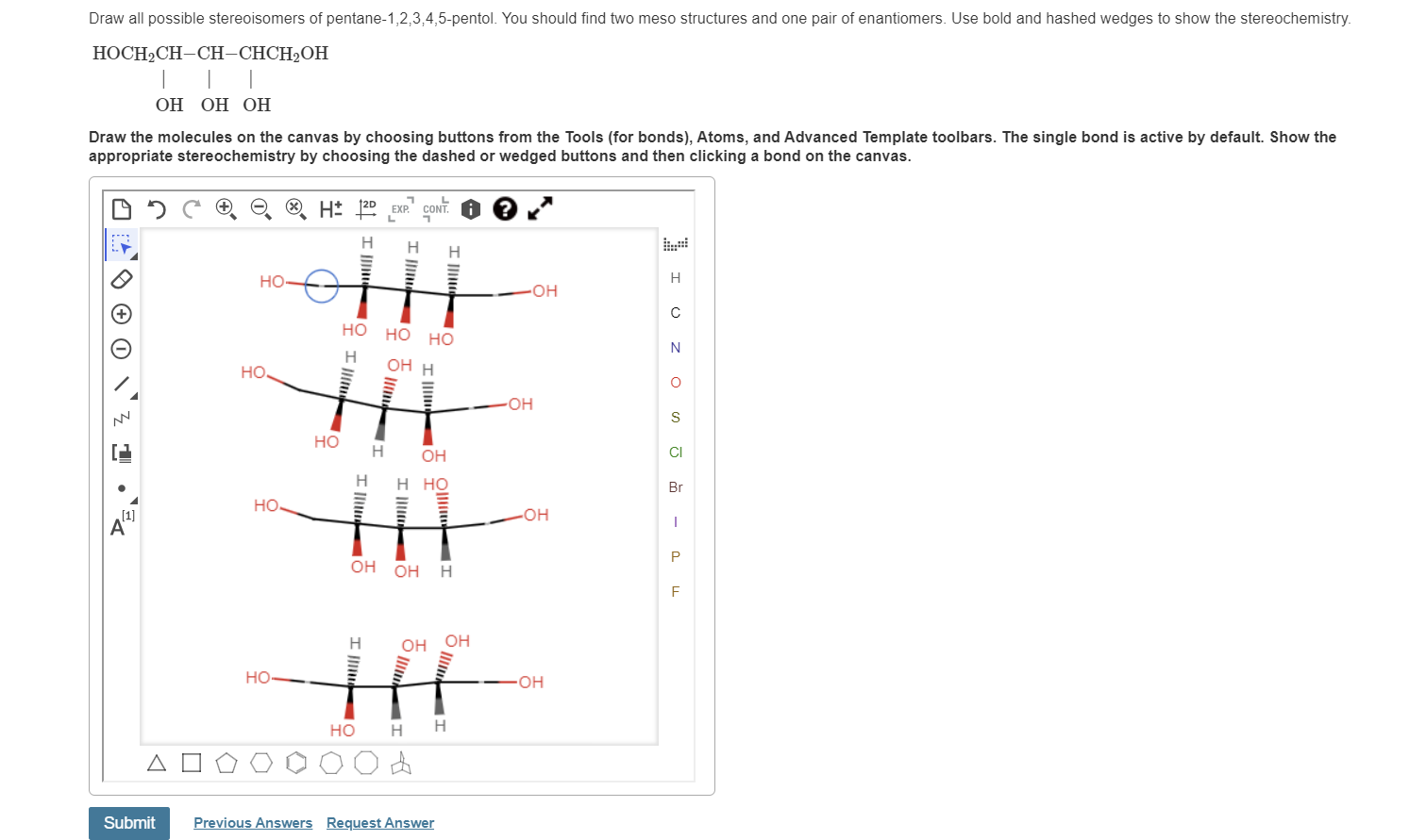 Solved Draw all possible stereoisomers of | Chegg.com