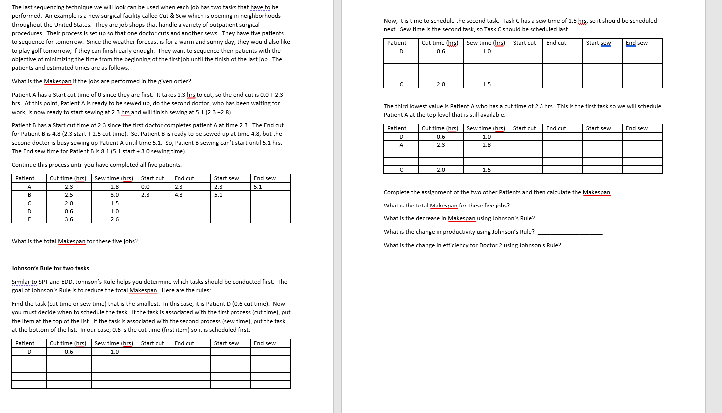 Solved Shortest Processing Time (SPT) One heuristic for | Chegg.com Solved Shortest Processing Time (SPT) One heuristic for | Chegg.com