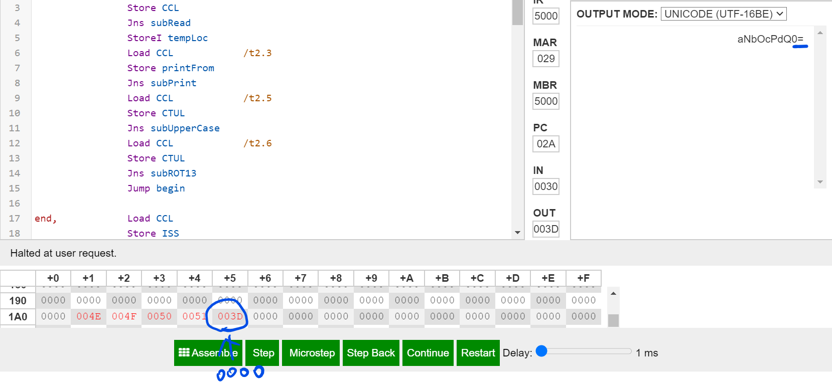 Solved Hi all, I need assistance with the marie | Chegg.com