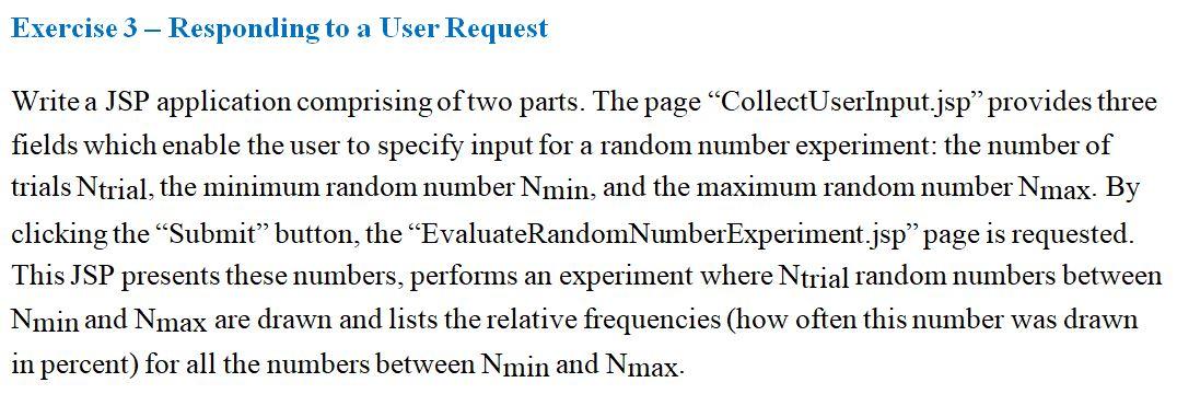 Coding in Servlets and JSP: please do not copy from | Chegg.com