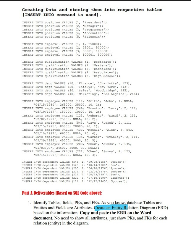 Solved CIS6300 Business Data Management Assignment 3 [using | Chegg.com