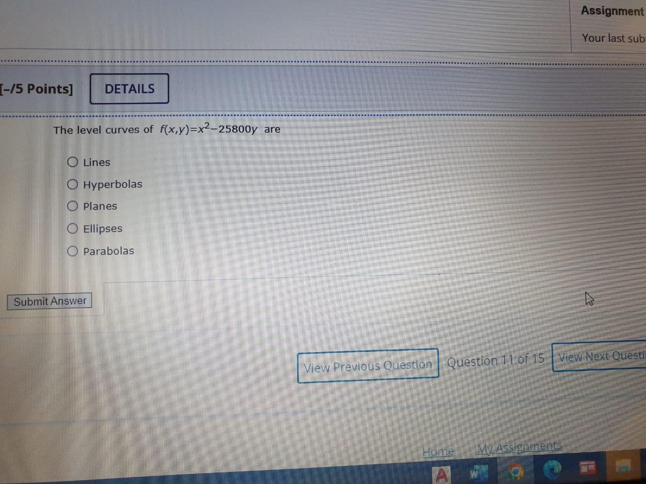 Solved Assignment Your last sub 1-15 Points] DETAILS The | Chegg.com