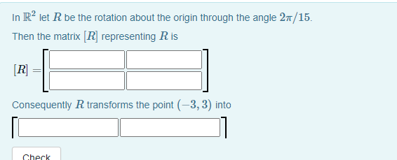 Solved Find two matrices A and B which transform R2, while | Chegg.com