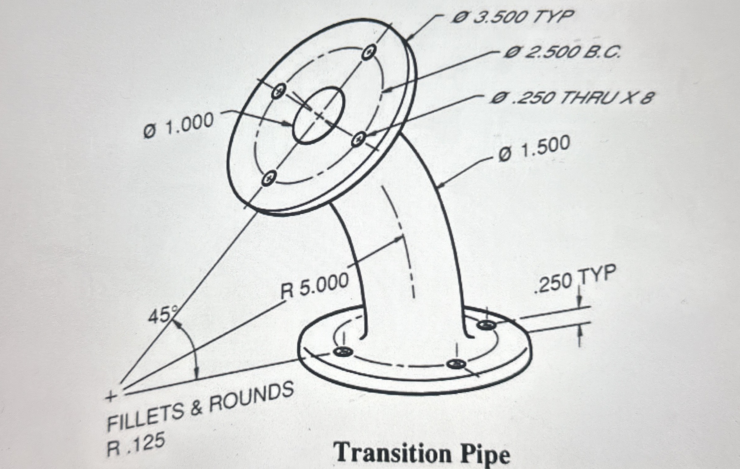Solved How can I create this part utilizing CREO Parametric | Chegg.com