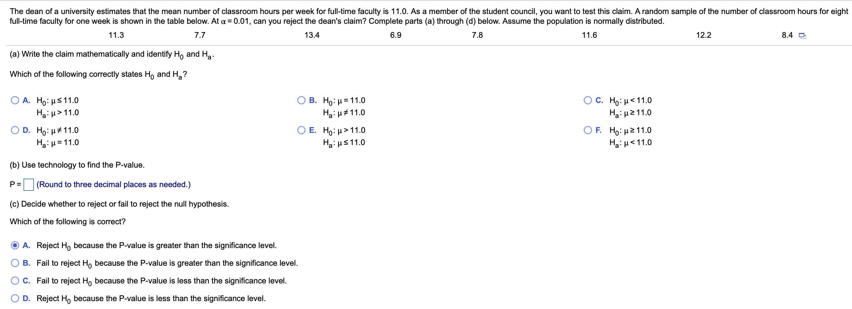 Solved The dean of a university estimates that the mean | Chegg.com