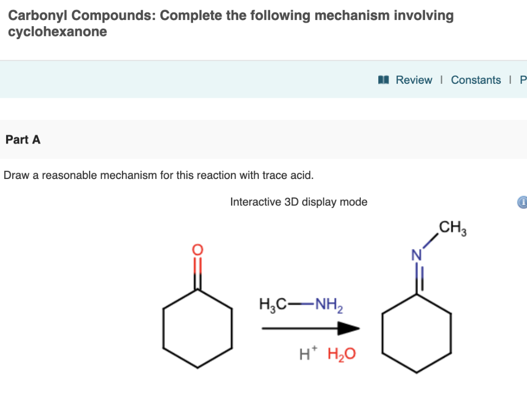 Solved Carbonyl Compounds: Complete the following mechanism | Chegg.com