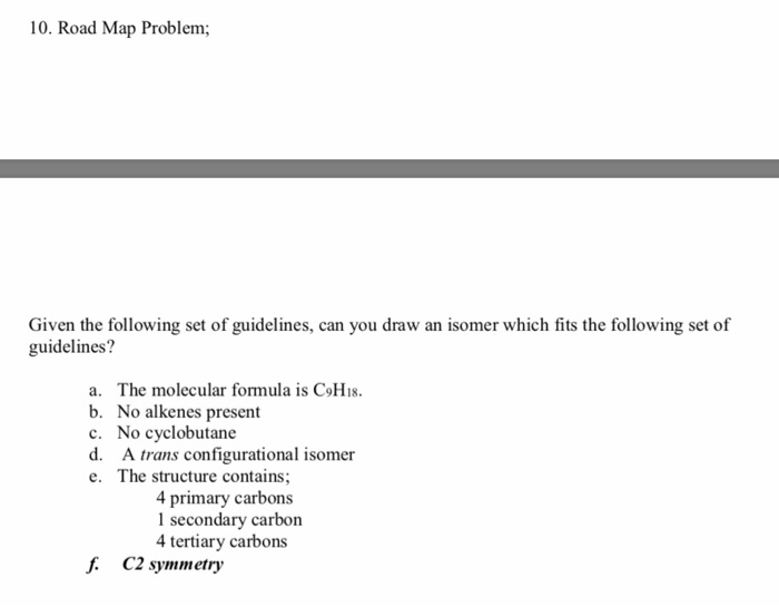 Solved 10. Road Map Problem; Given the following set of | Chegg.com