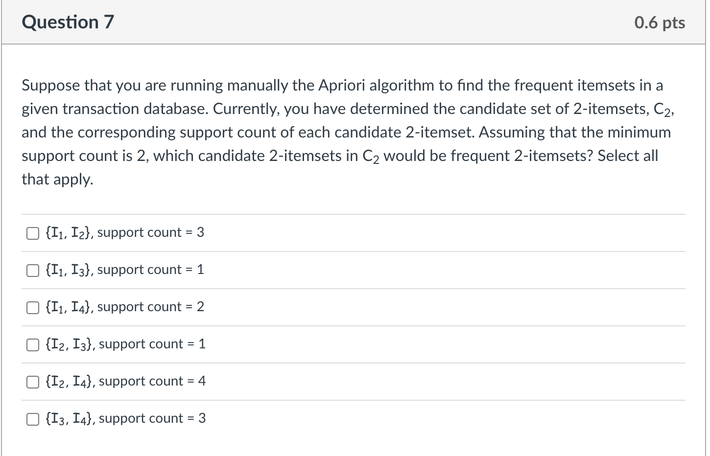 Solved Question 7 0.6 pts Suppose that you are running | Chegg.com
