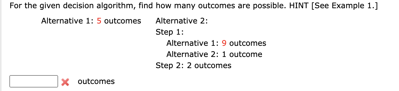 Solved For The Given Decision Algorithm Find How Many 3514