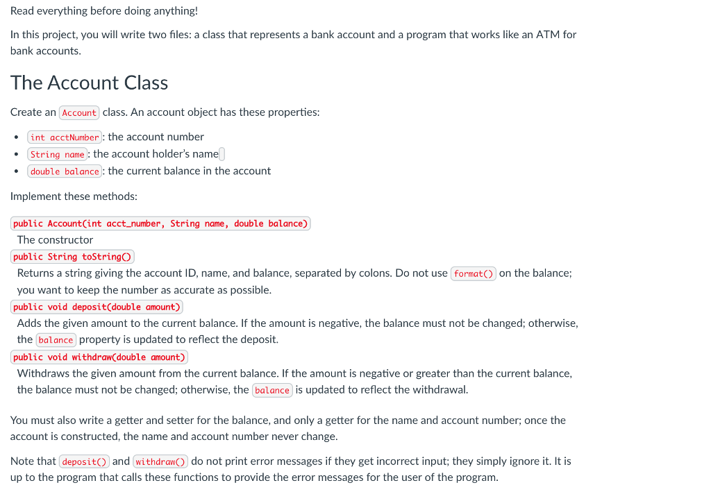 Solved Read everything before doing anything! n this | Chegg.com