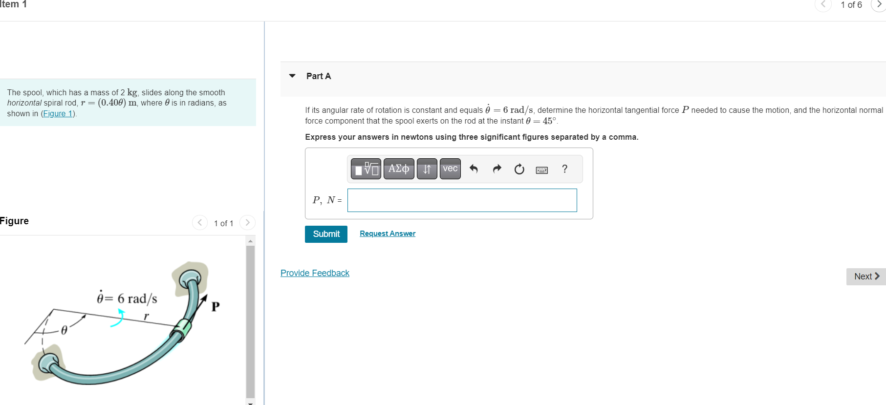 Solved The spool, which has a mass of 2 kg, slides | Chegg.com