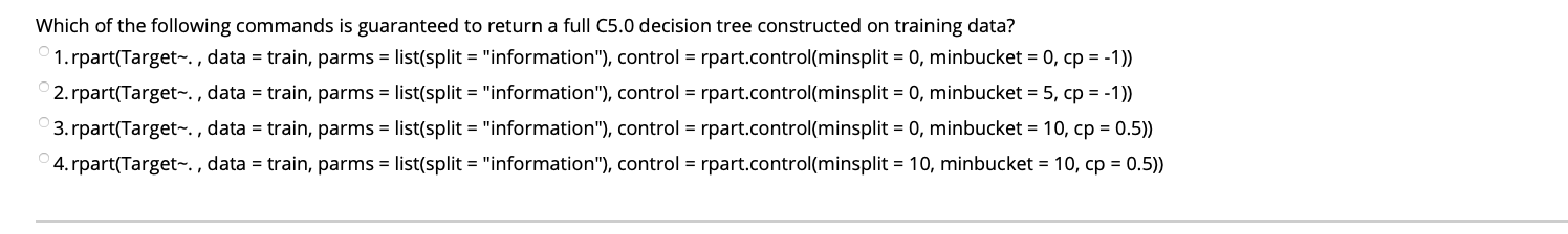 Solved Which of the following commands is guaranteed to | Chegg.com