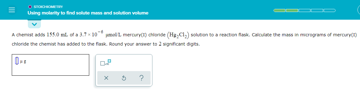 Solved III O STOICHIOMETRY Using molarity to find solute | Chegg.com