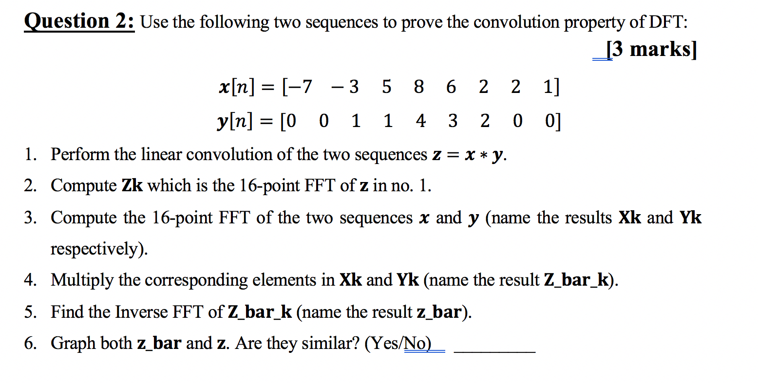 Solved Question 2: Use the following two sequences to prove | Chegg.com