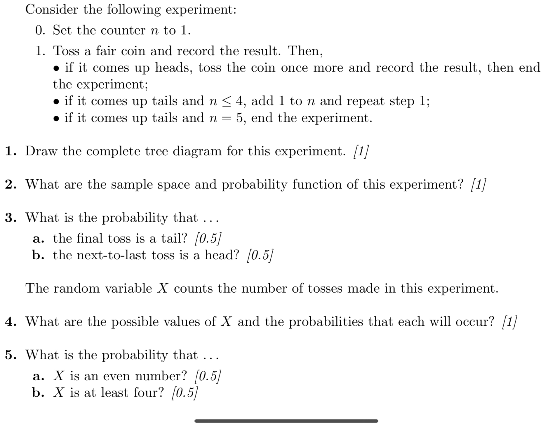 Solved Consider the following experiment: 0 . Set the | Chegg.com