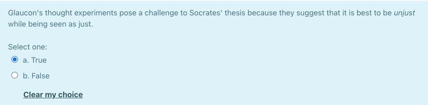 Solved According to Glaucon and Adeimantus, being just is | Chegg.com