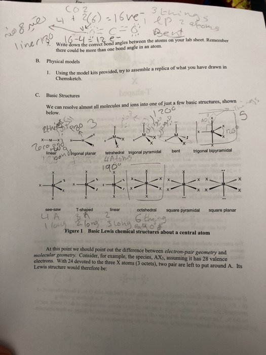 Solved Discovering Lewis Structures Molecular Structure: A | Chegg.com